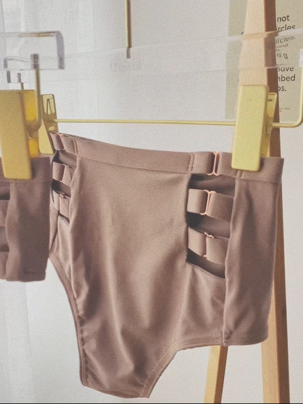 Faye High Waist Bottom - EARL GREY