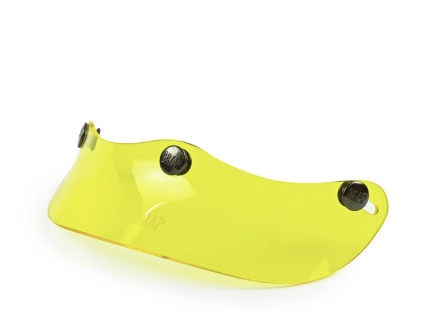 Brap Helmet Short Brim PVC Translucent Yellow