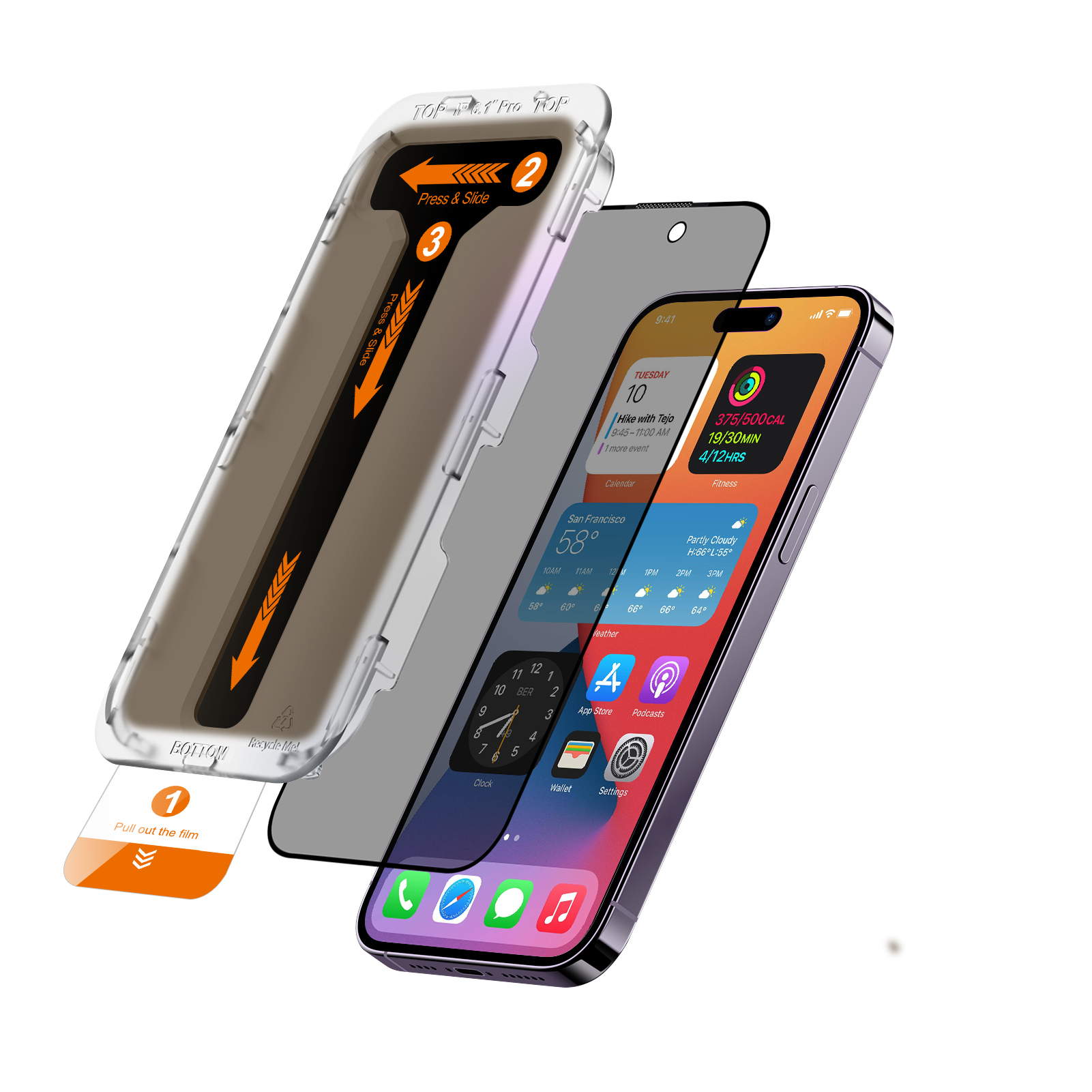 CAPDASE - iPhone SnapFit - 隱私玻璃 -ml安裝器 (iPhone 13-15 系列