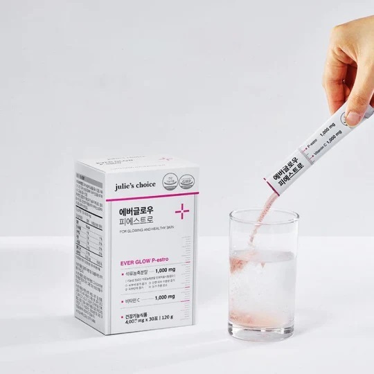 Julie's Choice Ever Glow P-estro 石榴粉 4gx30包 韓國代理【台灣現貨】