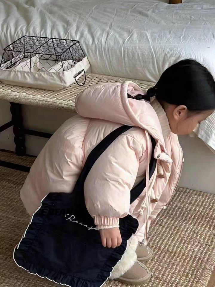 rosy pinky down coat