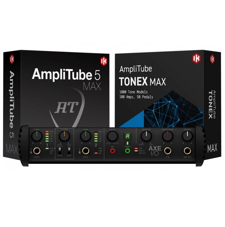 IK Multimedia AXE I/O + AmpliTube 5 MAX + TONEX MAX