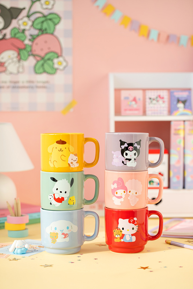 SANRIO Pompom Purin Cafe Mug Cup 布甸狗 咖啡陶瓷杯