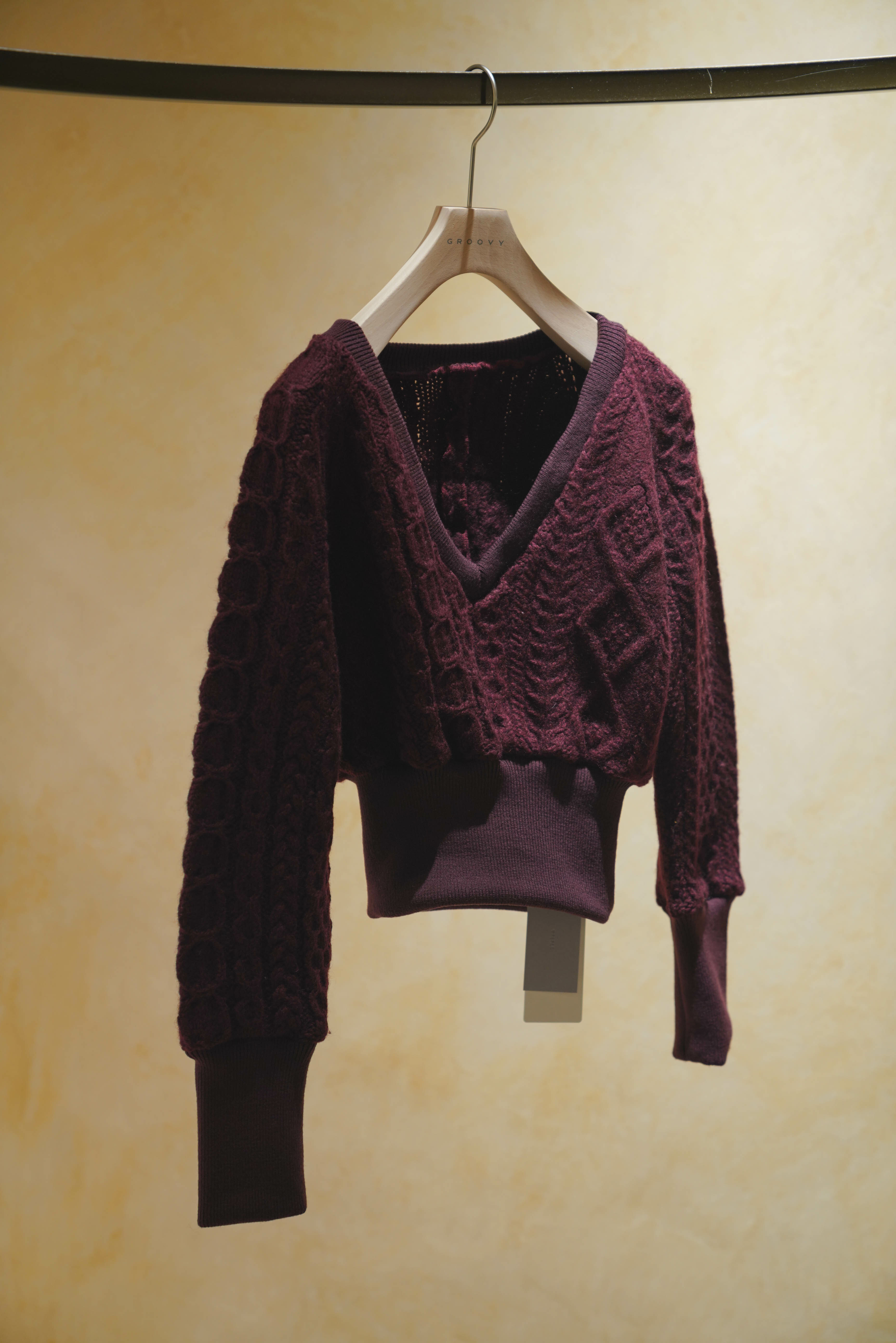 77 CIRCA CIRCA MAKE FISHERMAN SCHOOL SWEATER W/WAPPEN