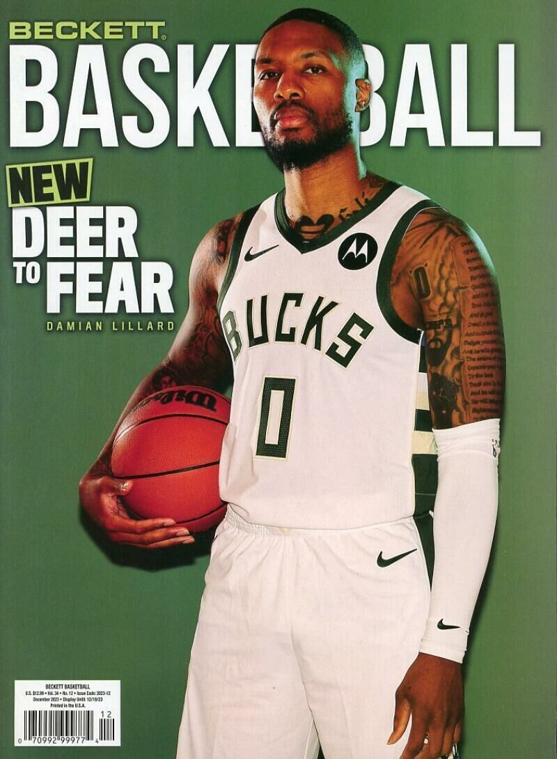 NBA Beckett Plus #375 - DECEMBER - 2023 , 十二月號 籃球 卡書