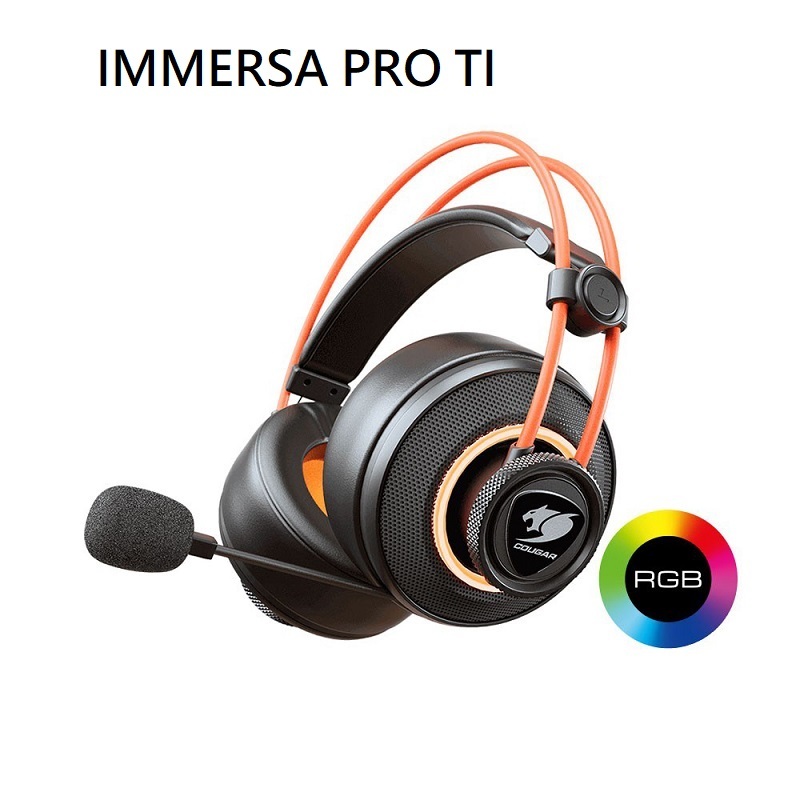 米特3C數位–COUGAR 美洲獅 IMMERSA PRO TI 有線電競耳機