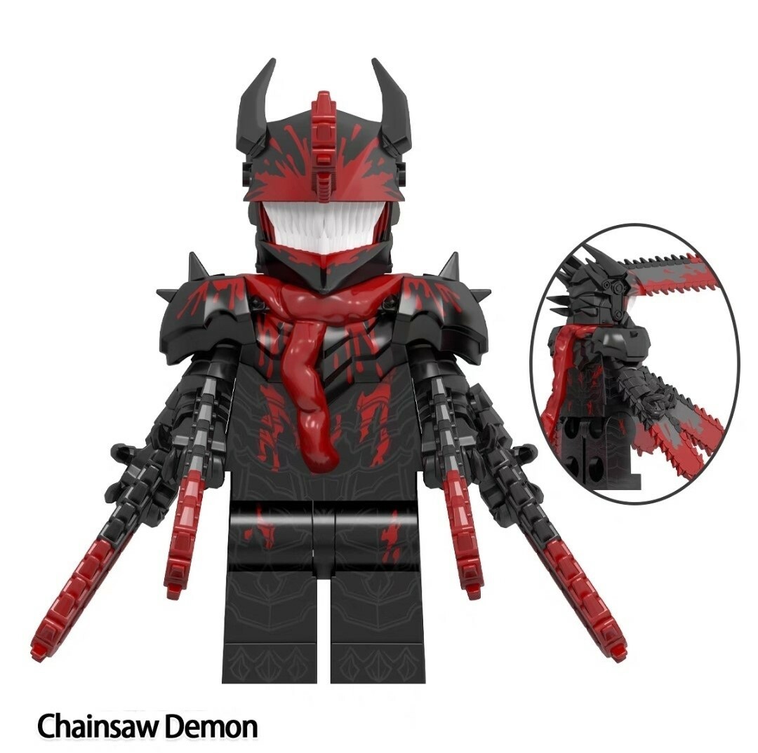 Chainsaw Demon Minifigures Minifigs Fit Lego WM2565