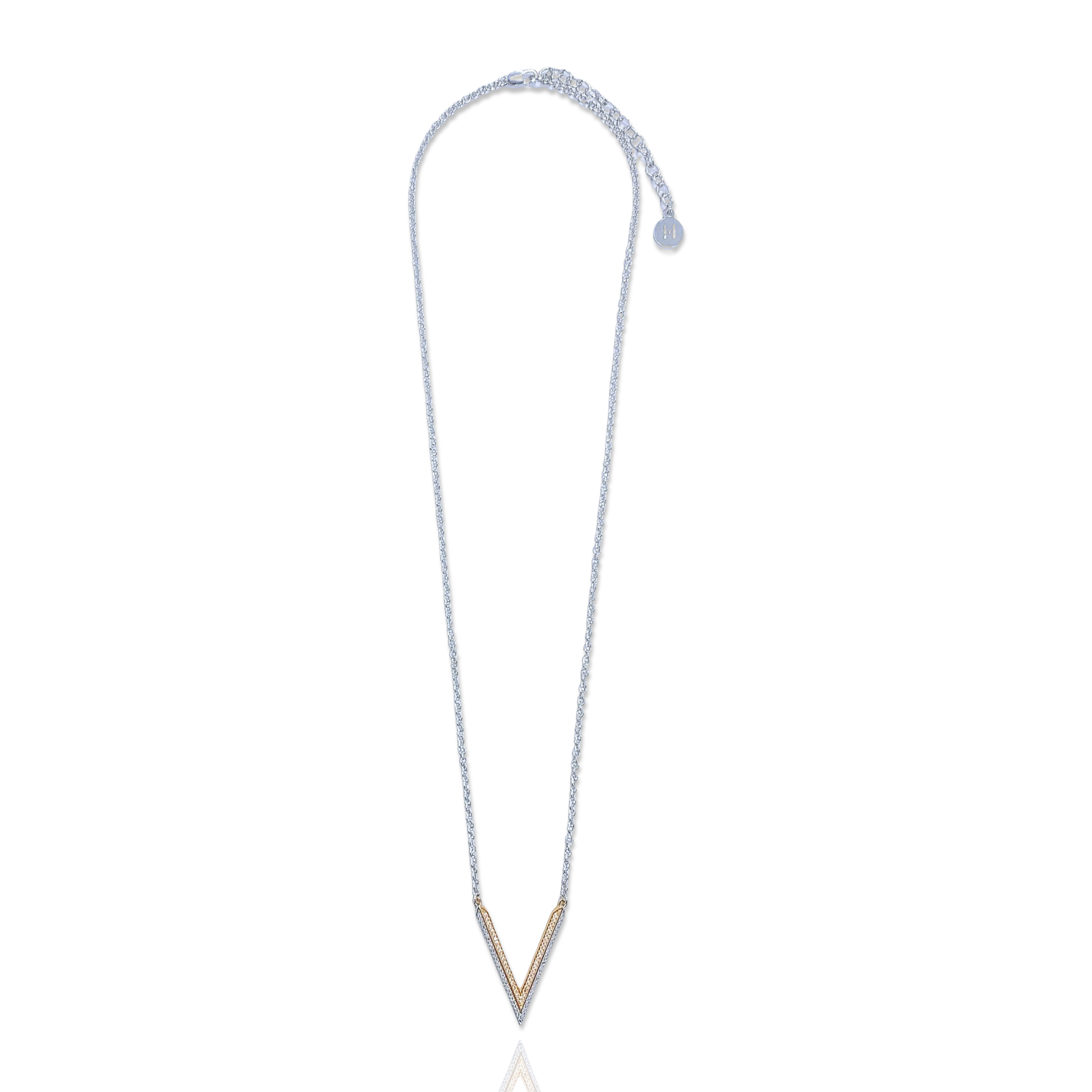 VAL Necklace 雙色V形項鍊