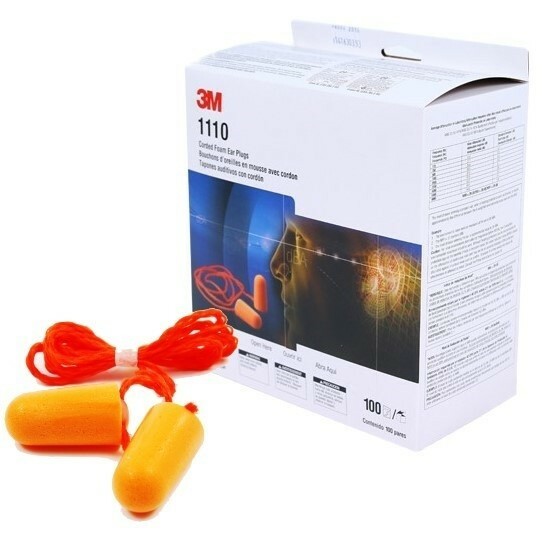 3M™ 1110 即棄式有繩耳塞(100對)
