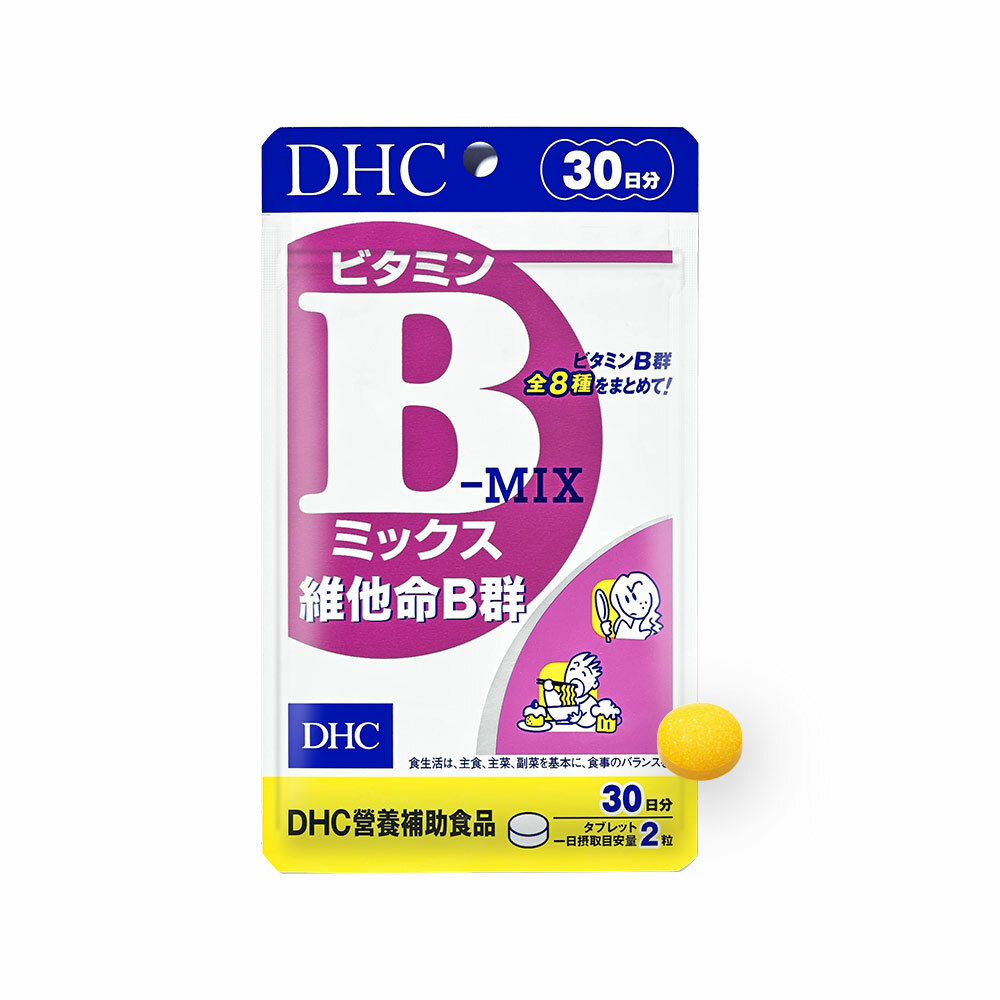 維他命B群 60粒/180粒 | 9種維生素B | 活力充沛 元氣加分 | DHC線上官網