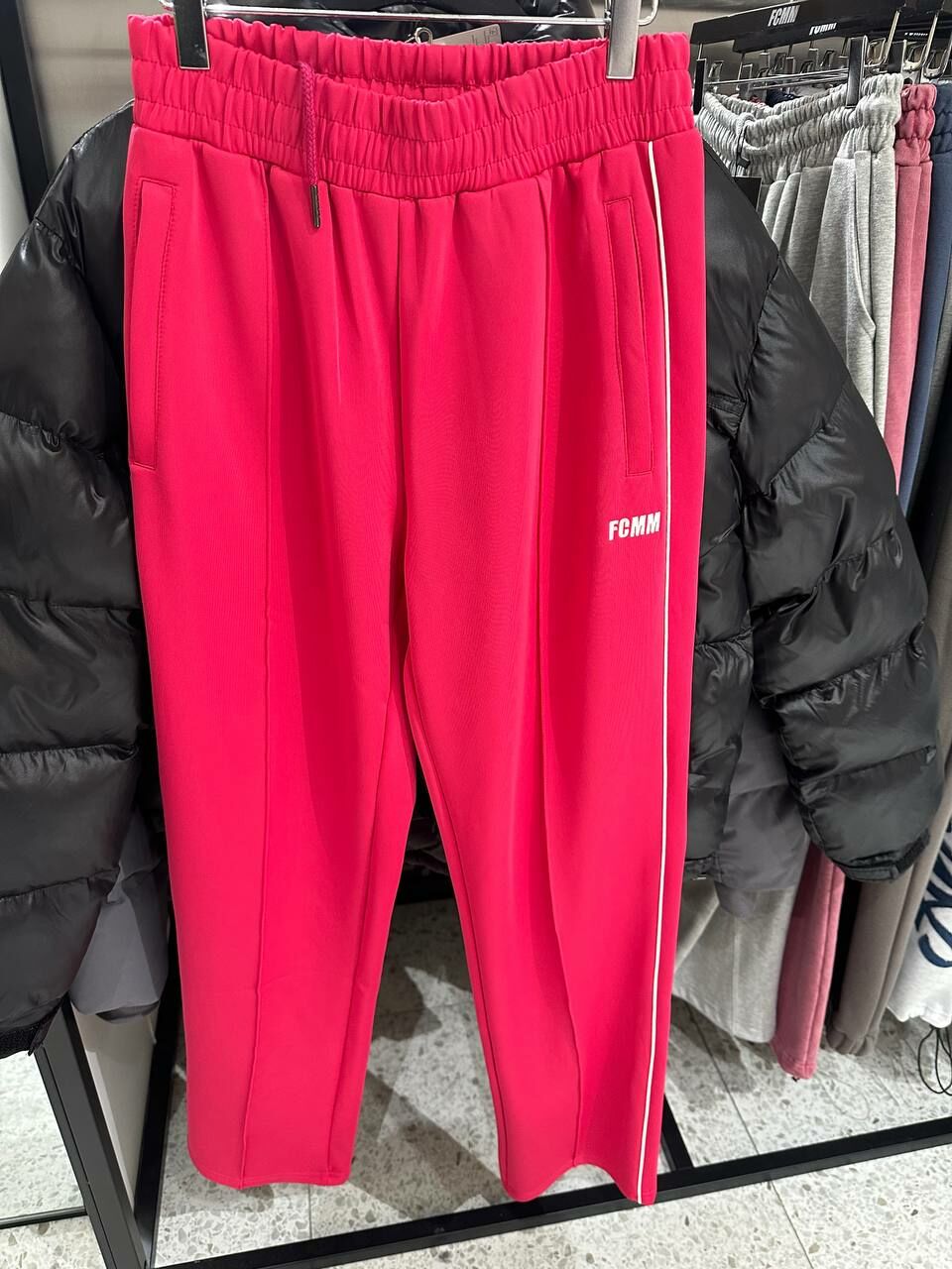 [K] HUB STUDIO FCMM CLASSIC LOGO TRACK PANTS,HOT PINK, FBCPDC1005MA00S ...