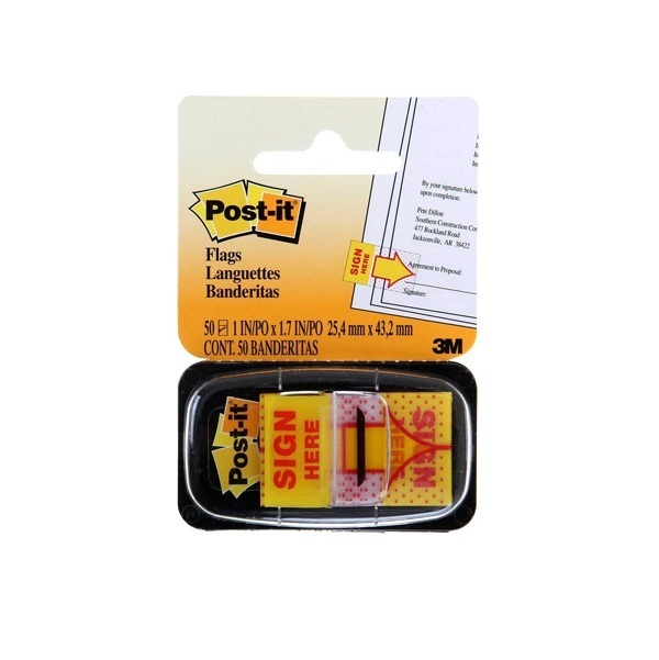 3M "Sign Here" Post-it 旗仔 #680-9