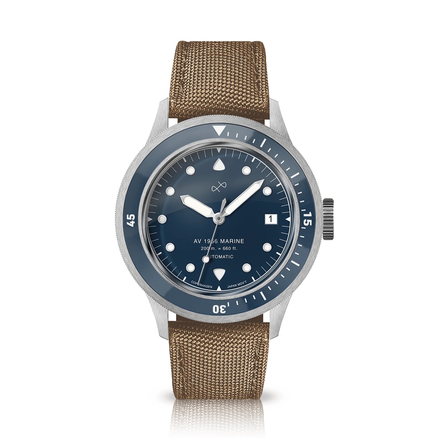 1956 Marine Automatic - Steel/Blue|The Watchdrobe