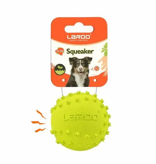 LaRoo - Squeaky Football-Orange