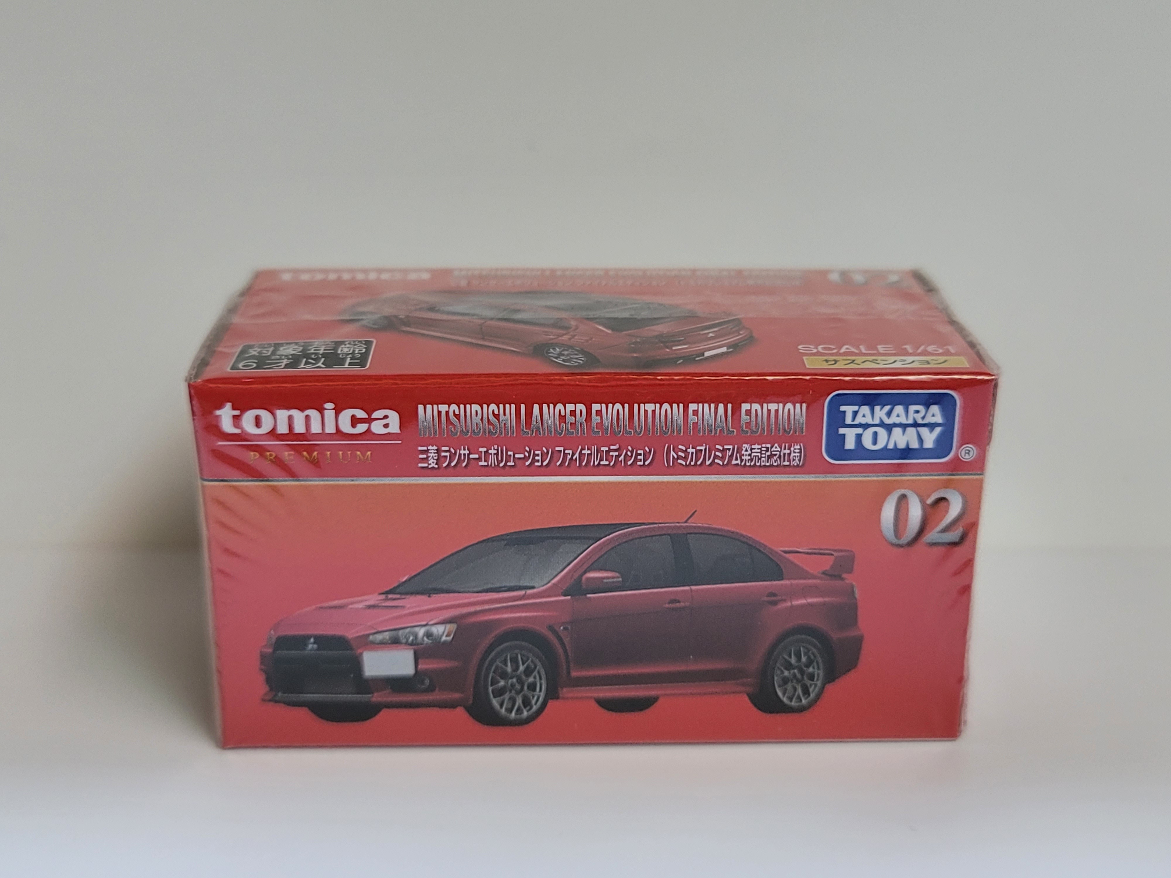 Tomica Premium 02 Mitsubishi Lancer Evolution Final Ed