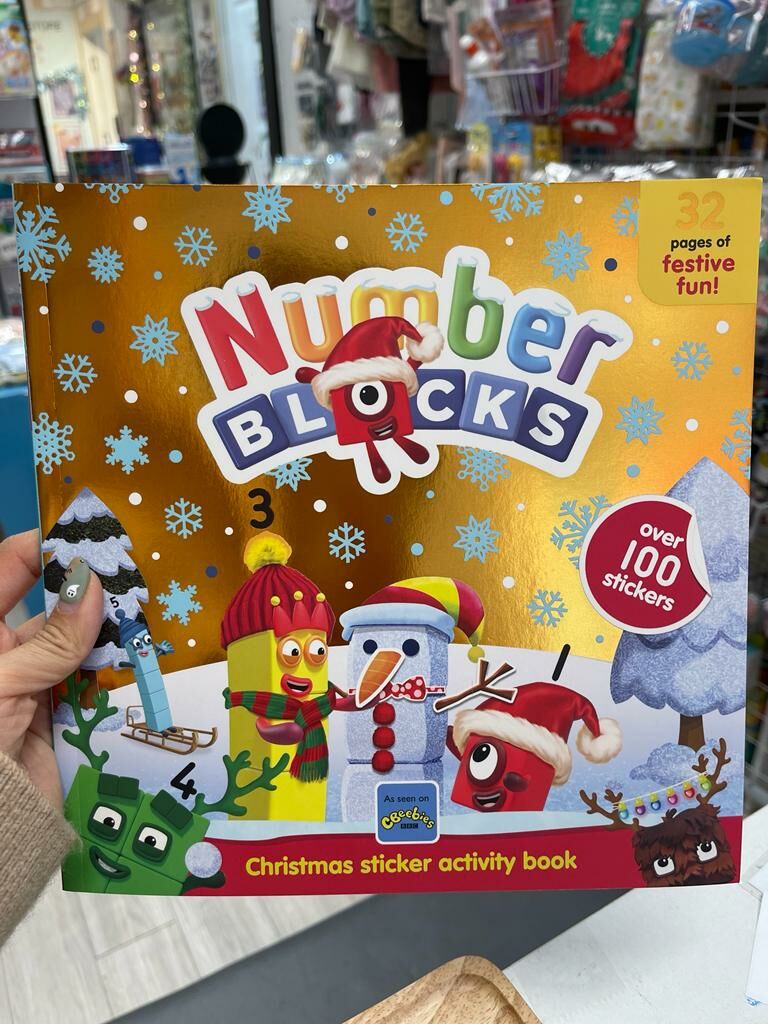 Numberblocks Christmas Sticker ctivitiy Book