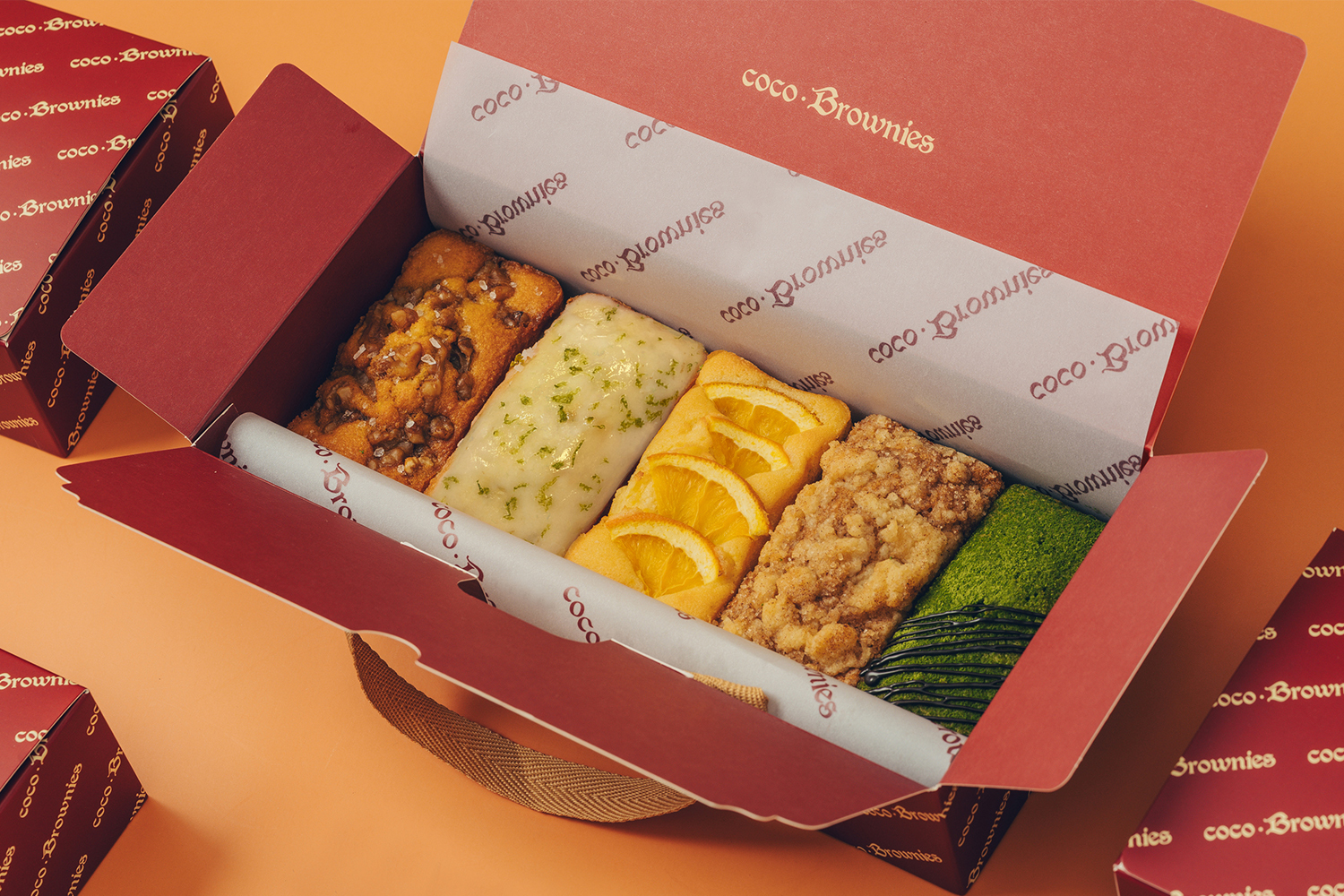 布朗尼禮盒組 - 各式尺寸與布朗尼｜coco.Brownies