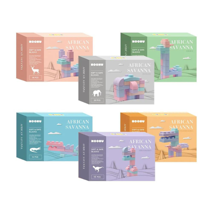 MOOMU 動物/恐龍造型香草軟積木-多款可選｜俏媽咪親子生活館