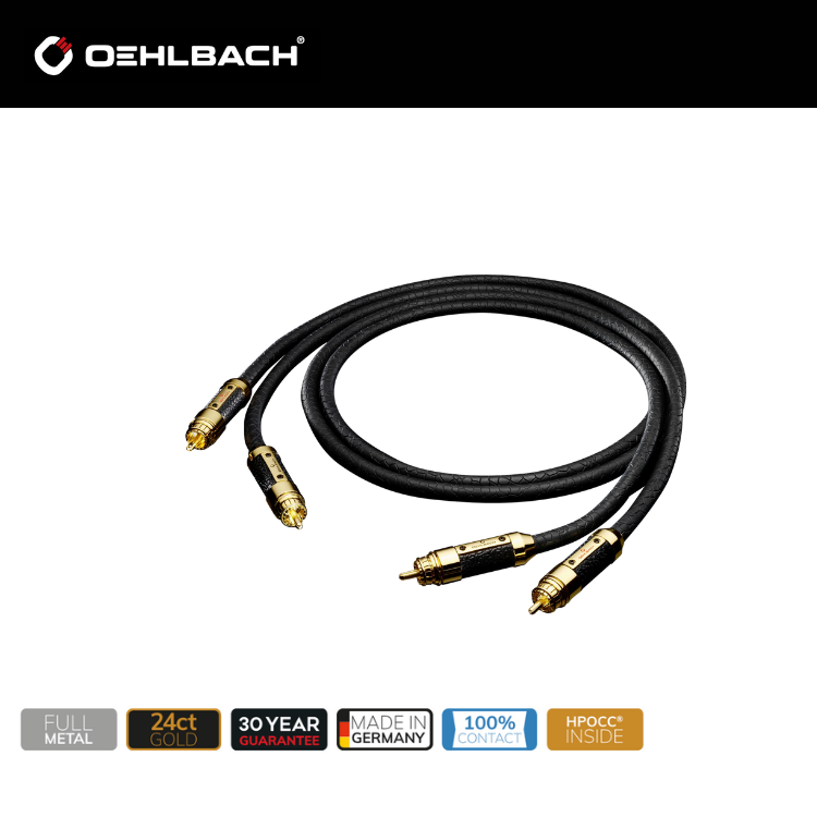 Oehlbach BLACK CONNECTION MASTER RCA 信號線｜雅詠音響