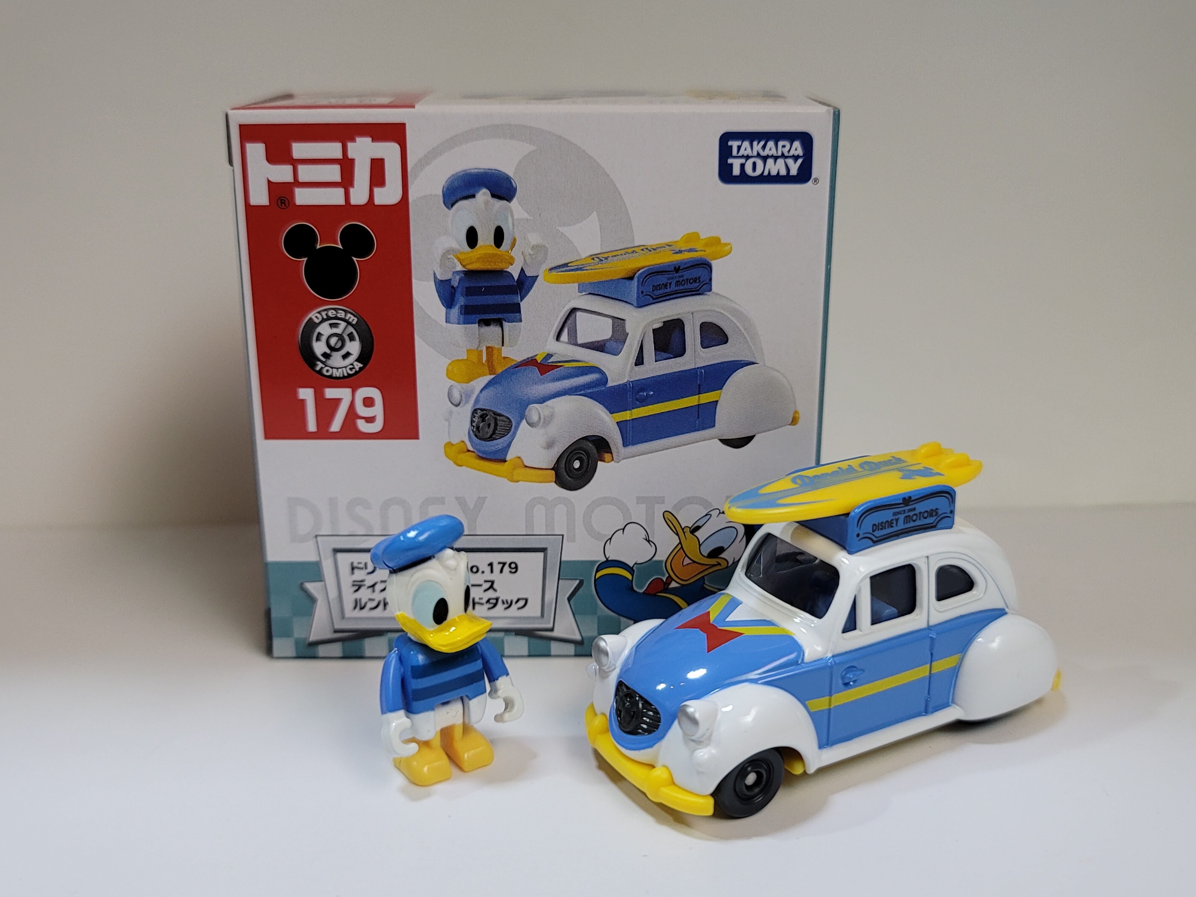 日版 Dream Tomica No.179 Disney Motors Runtot Donald Duck