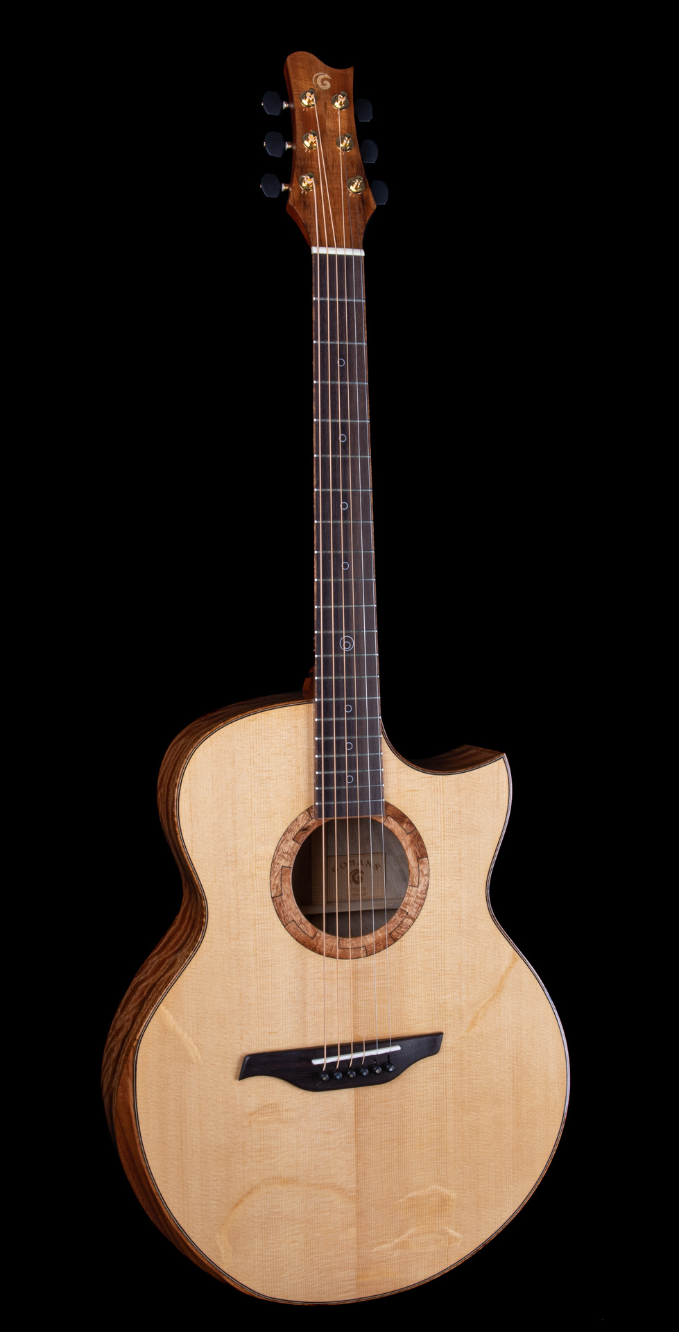 GOMANS G-S12CS 全單板木吉他