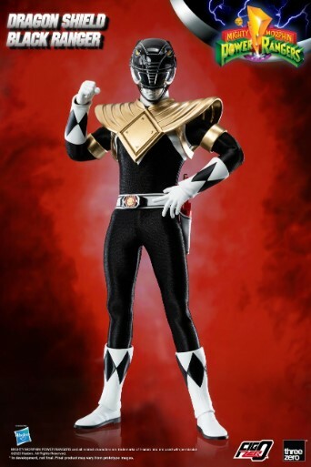Threezero Mighty Morphin Power Rangers —Black Ranger 1: