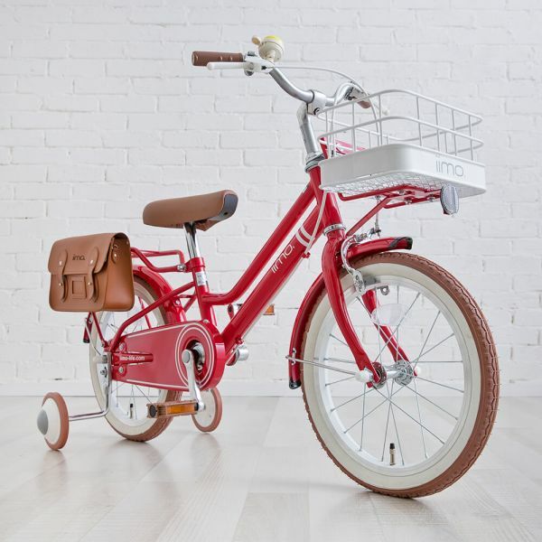 日本iimo兒童腳踏車16吋-經典紅