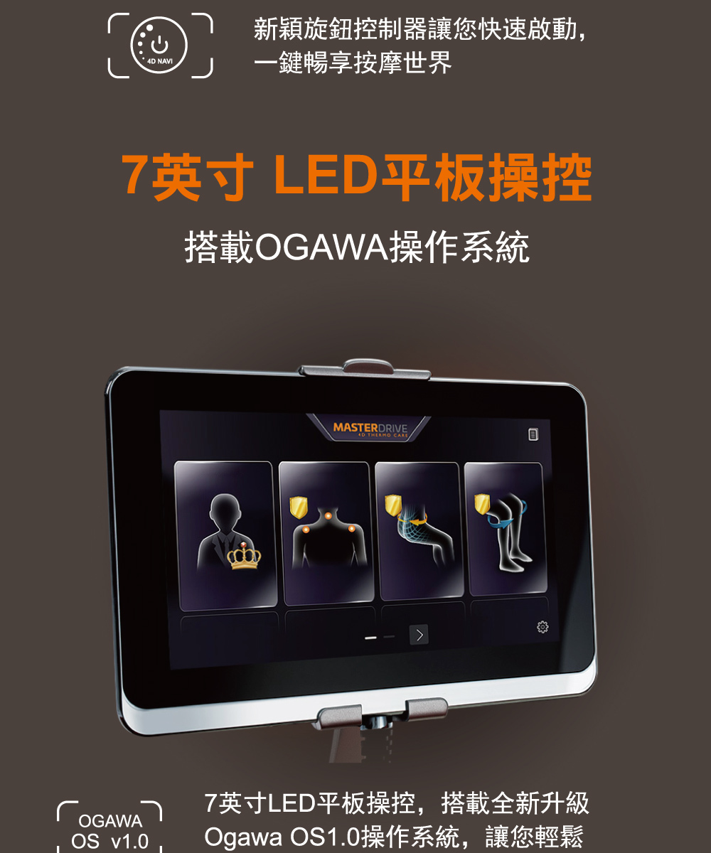 御手溫感大師椅OG-7598