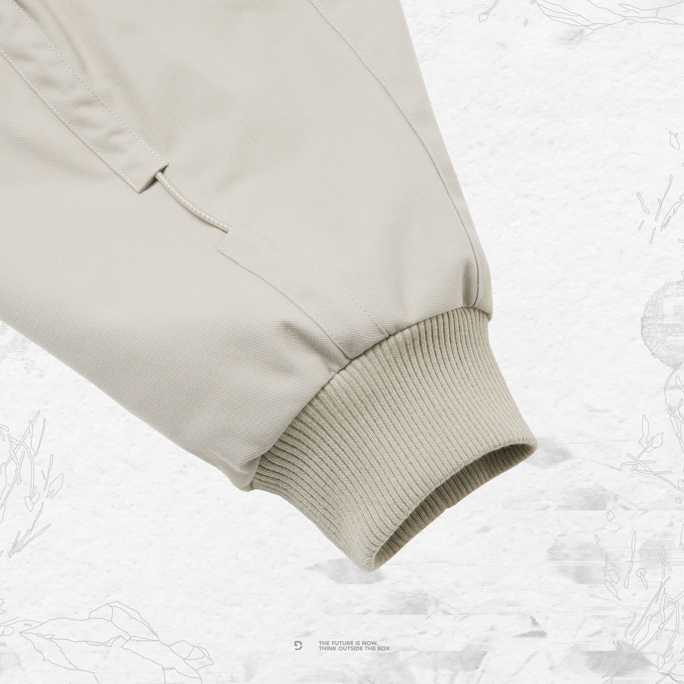 G7-TB” Type-7 Logo Bomber - Ivory G7-TB” Type-7 Logo Bomber - Ivory