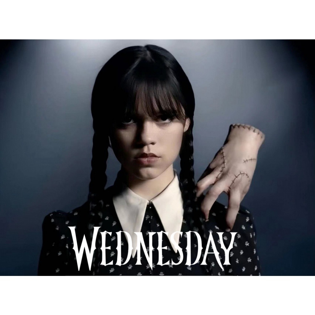 X8306 [星期三Wednesday] 道具小手 跳舞 橡膠 萬聖節裝飾用品