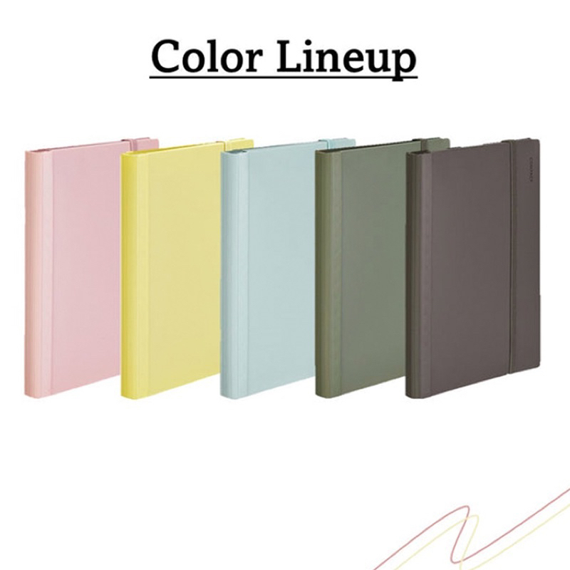 KING JIM｜精選色 Compack A4可對摺資料夾 10頁