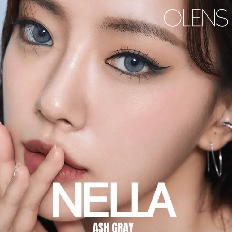 【Monthly】O-LENS Nella Ash Gray | 1 PACK 2 PIECES