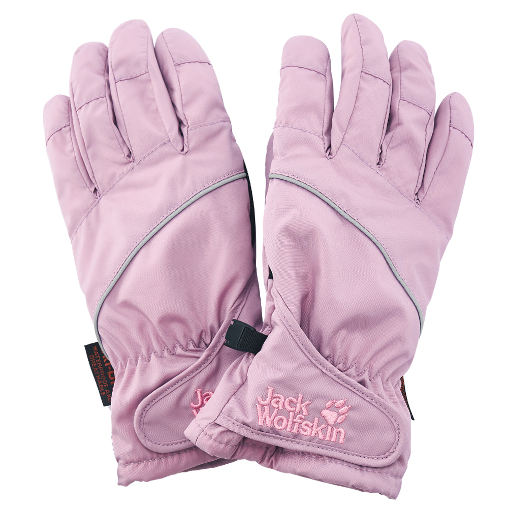 簡約素色防水透氣觸控保暖手套『粉紫』 - Jack Wolfskin 飛狼