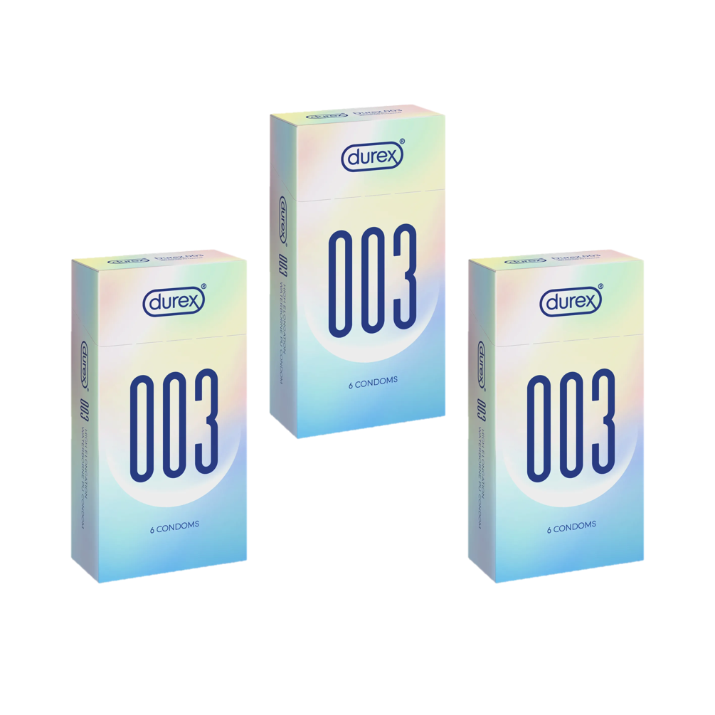 Durex|杜蕾斯003安全套|三盒優惠裝(共18片)| 杜蕾斯香港官方旗艦店