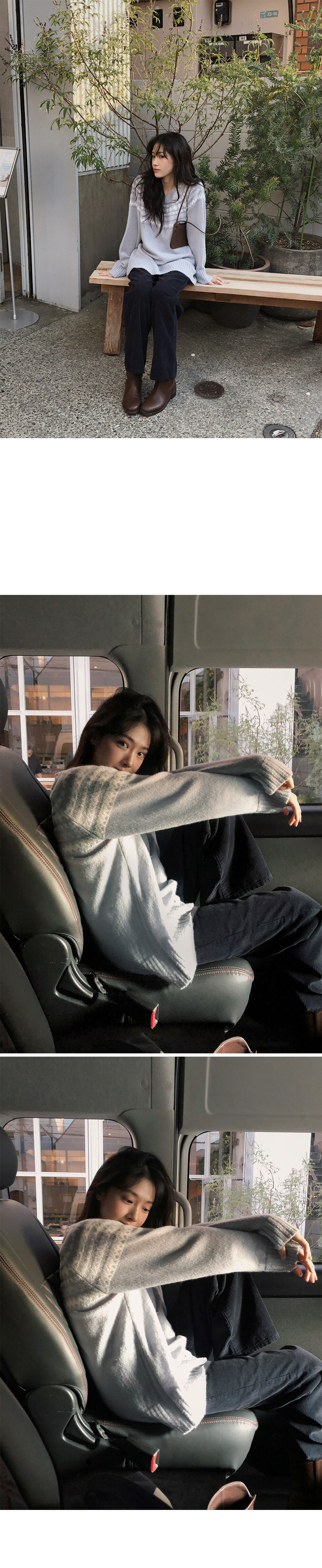 【Slowand自家製】高腰燈芯絨闊腳落地褲 3色 (短/長版) (XS-L) (SD1081)