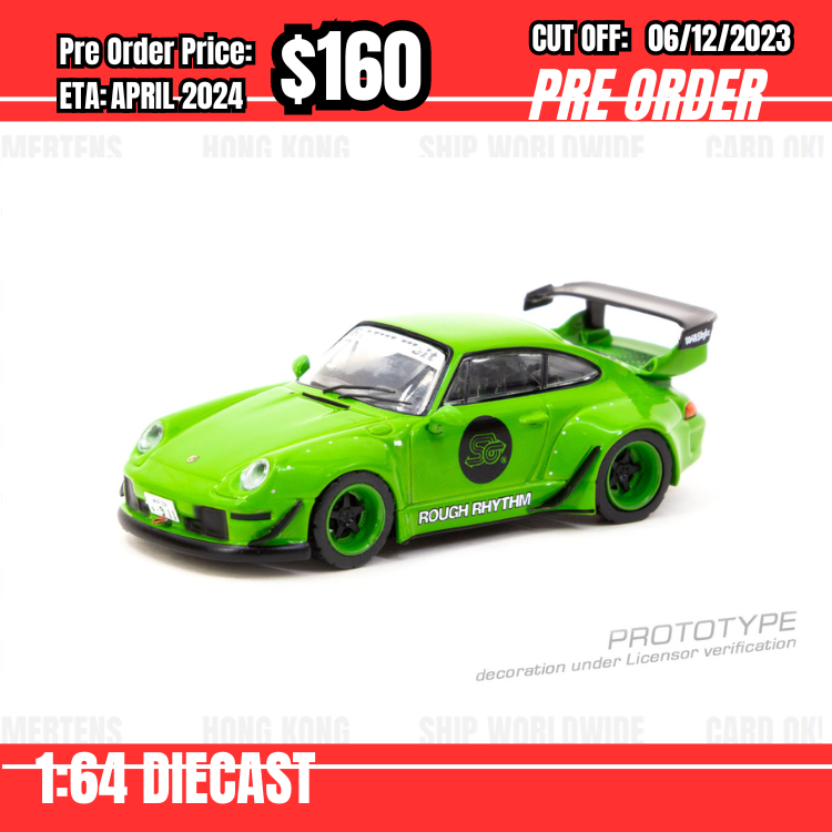 PO-$160 * Tarmac * 1:64 RWB 993 Rough Rhythm Fuel Fest
