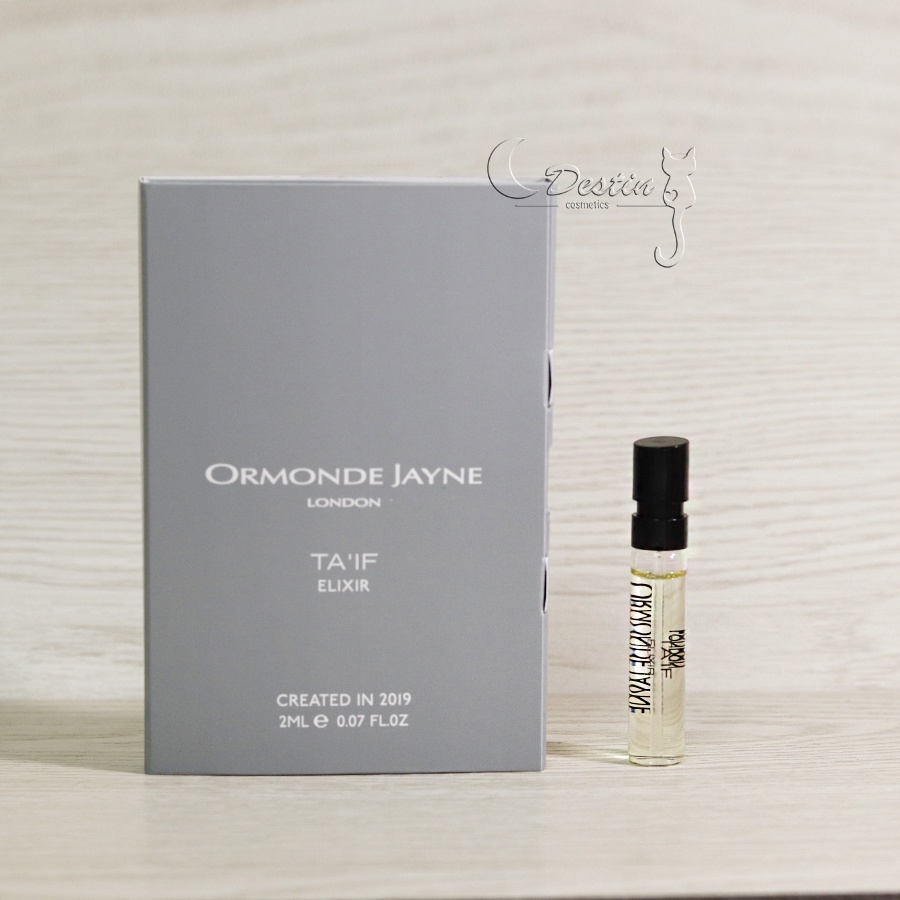 Ormonde Jayne OJ 塔伊夫玫瑰 靈藥 TA'IF ELIXIR 中性香精 2ML 可噴式 試管香