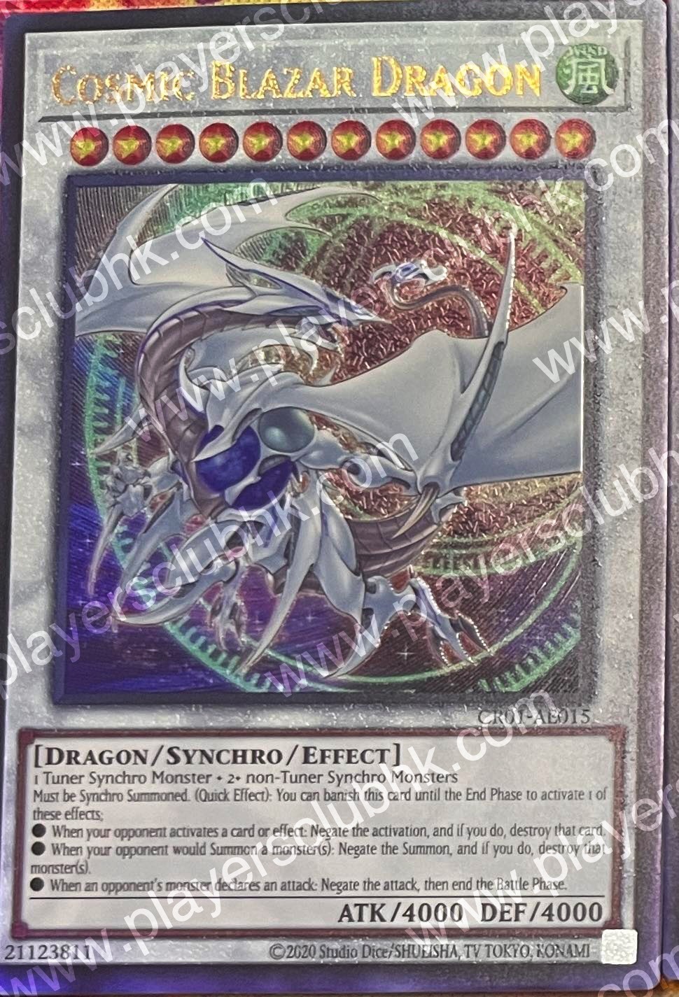 CR01-AE015(UTR) Cosmic Blazar Dragon