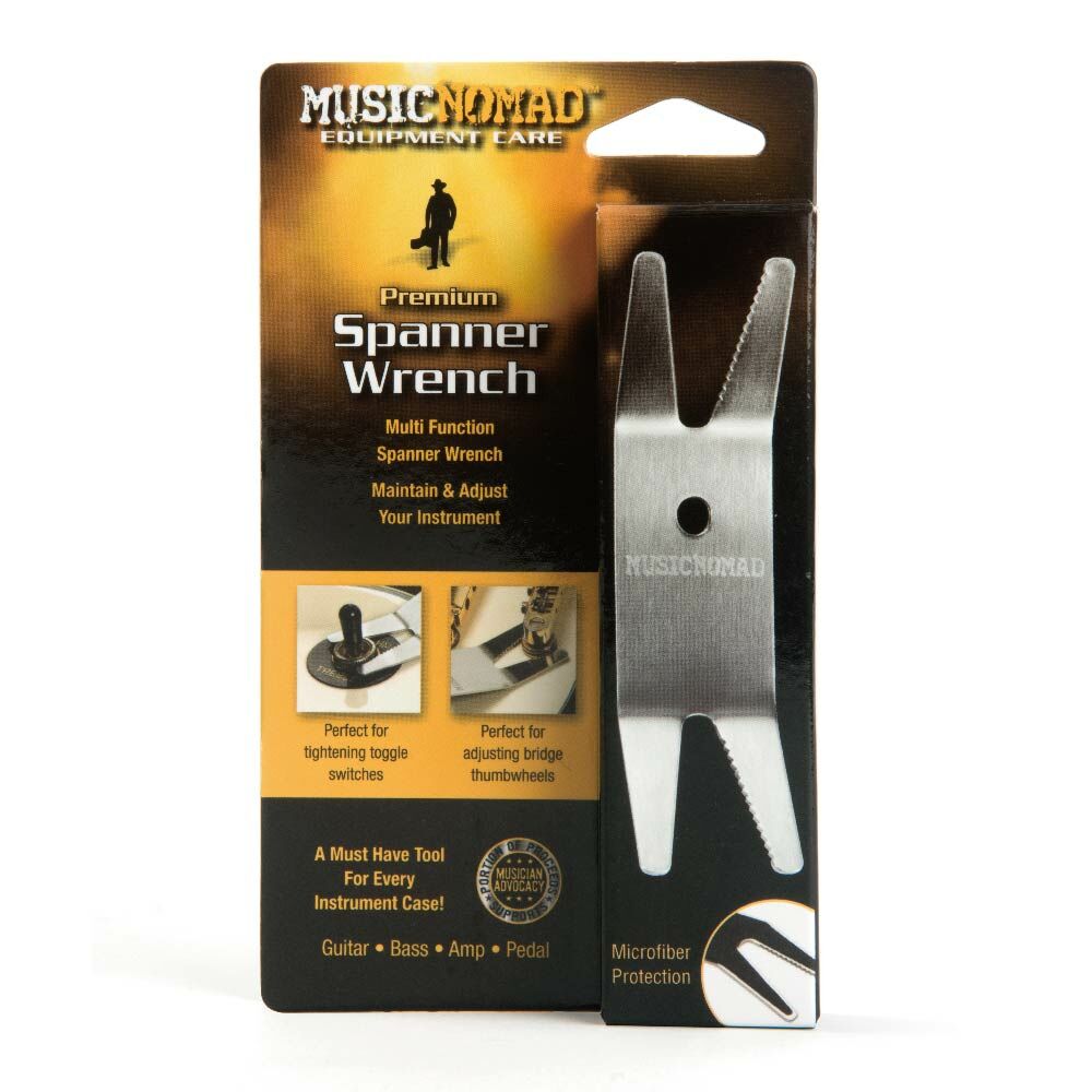Music Nomad MN224 Premium Spanner Wrench with Microfibe