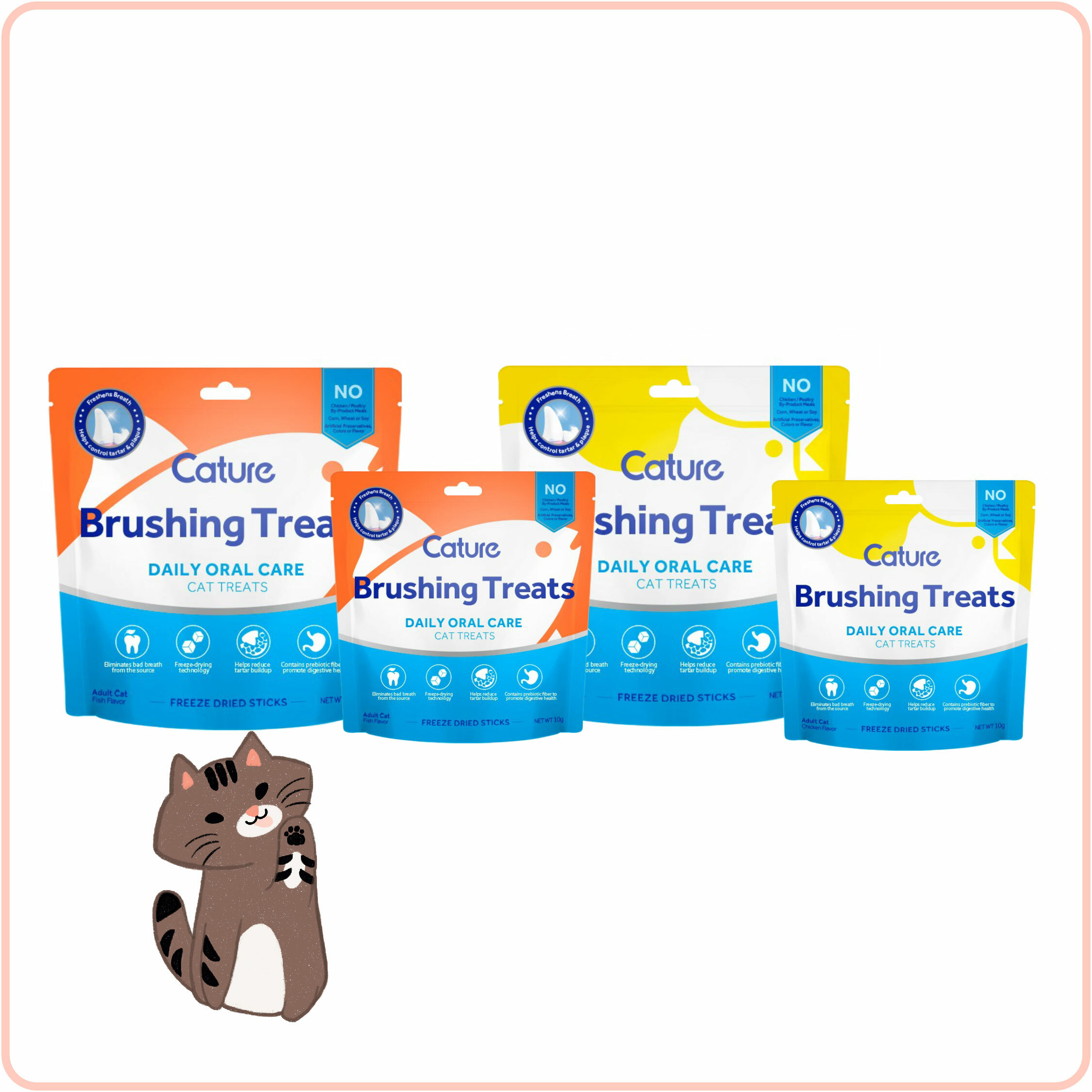 CATURE Freeze-Dried Brushing Treats