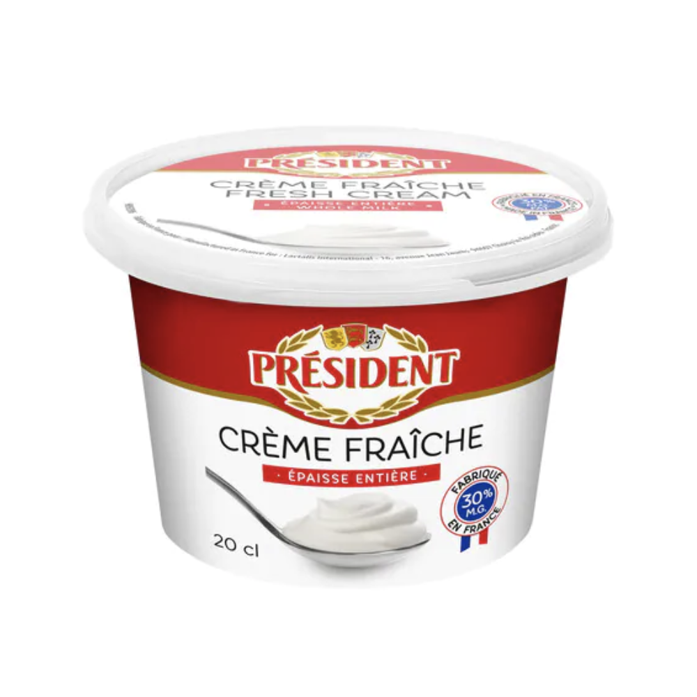 PRESIDENT 總統牌 法式酸奶油 200ml fresh cream