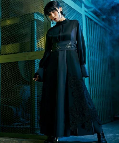 「ACG.GO」Ado×HARE/UNISEX 蕾絲配色連身裙