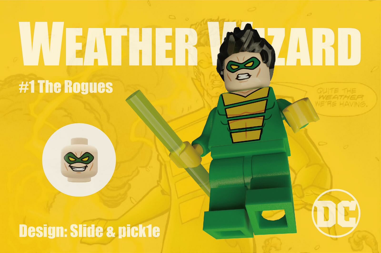 【預訂】【Excelsior custom minifigures】天氣巫師 Weather Wizard