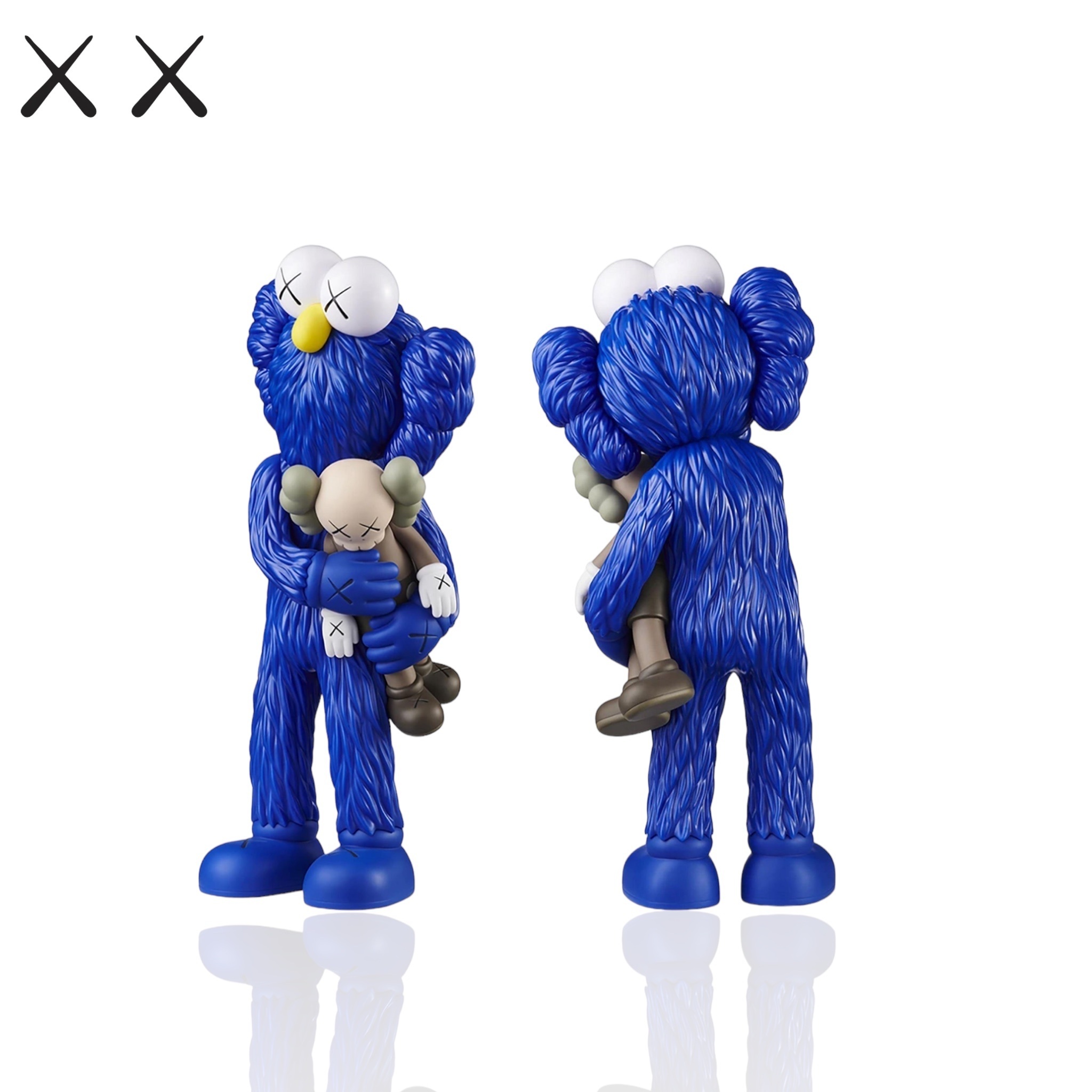 KAWS Take companion blue