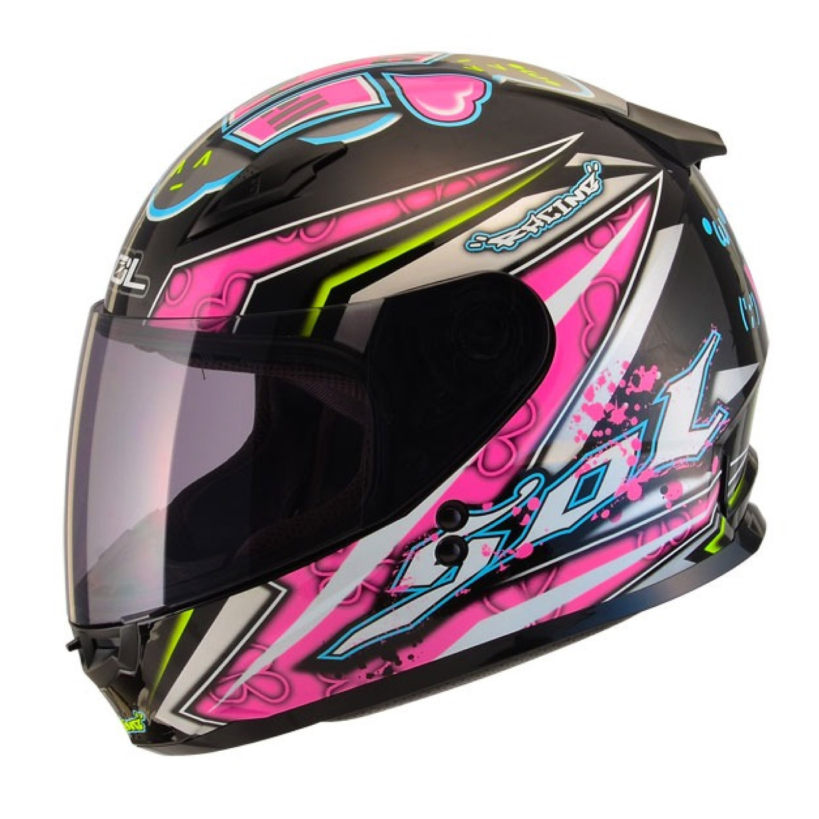 SOL SF-2 彩繪 HELLO 哈囉 全罩式安全帽｜安信騎士