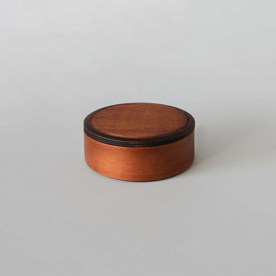 越前漆器Lr系列 拭漆丸重箱｜井上徳木工