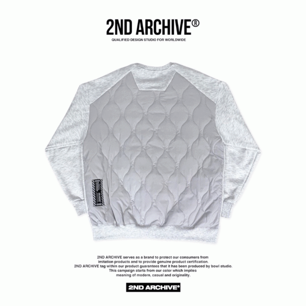 🇰🇷韓國直送 2ND ARCHIVE Basic Padded Sweatshirt