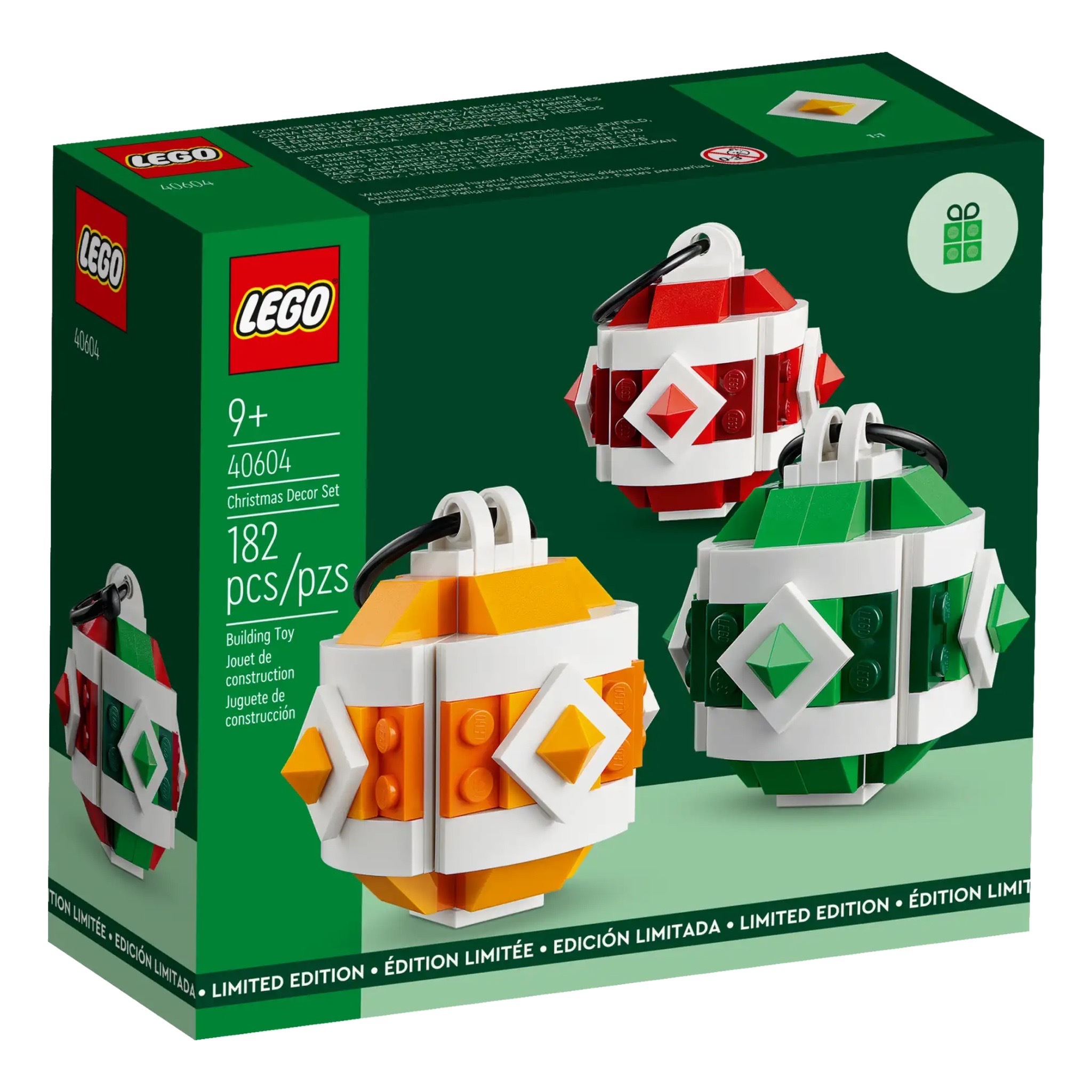 LEGO 40604 耶誕飾品組 Christmas Decor Set
