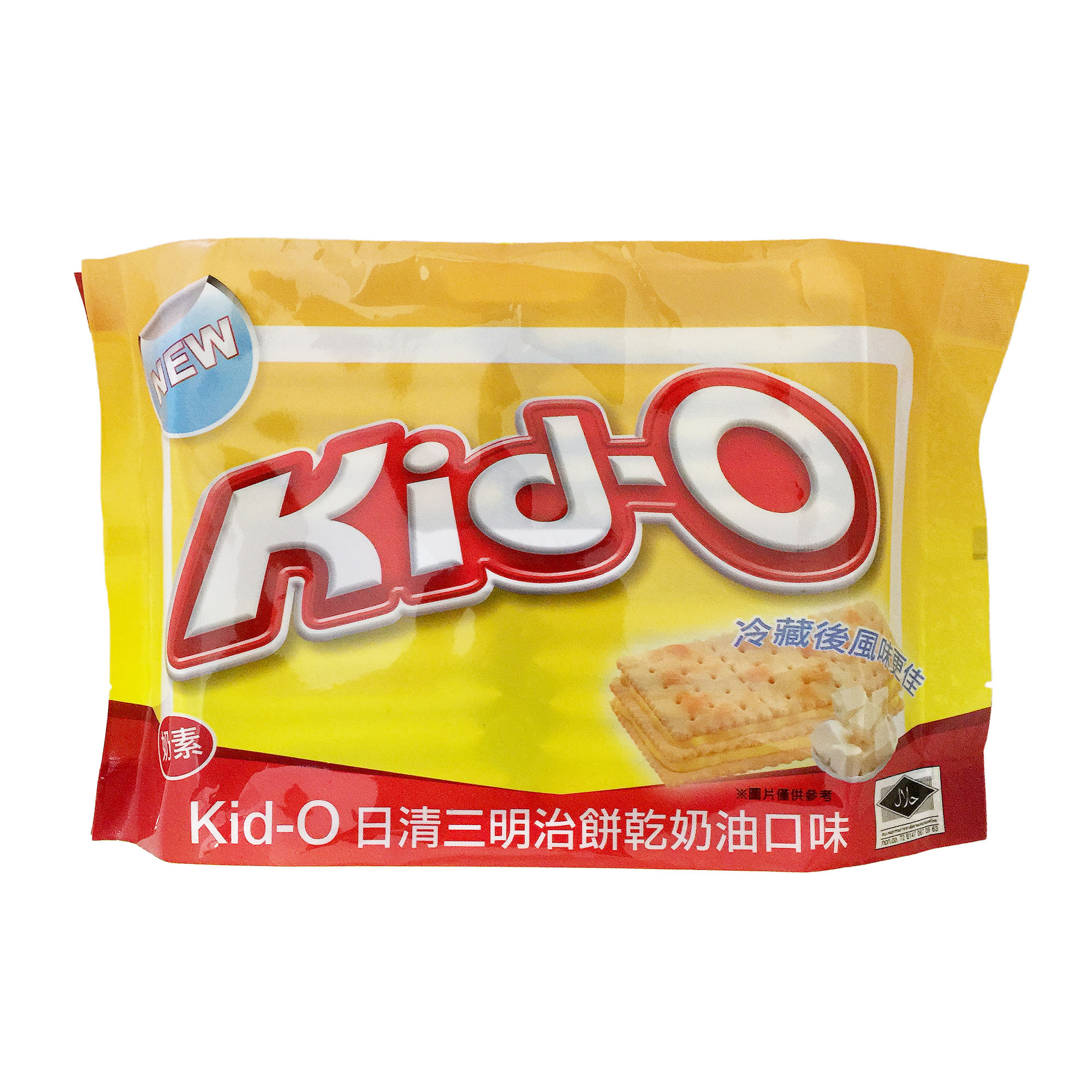 Kid-O日清三明治餅乾分享包-奶油口味340g(12入/箱)