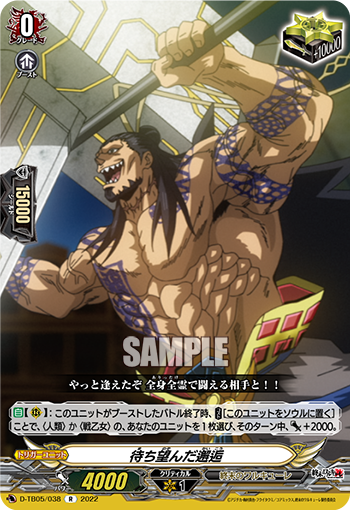 D-TB05/038 R☆ 觸發單位 期盼已久的邂逅